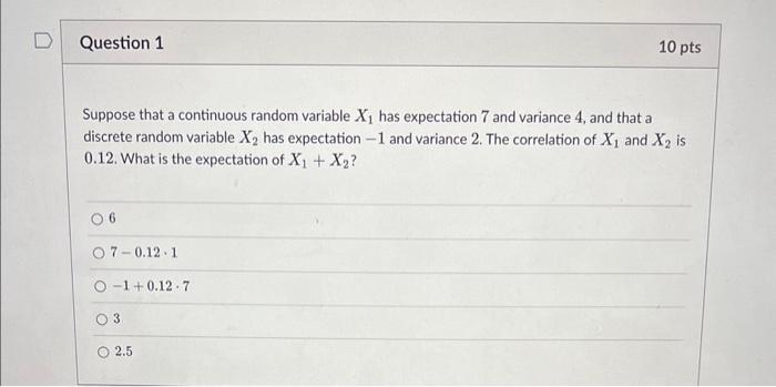 Solved Suppose That A Continuous Random Variable X1 Has 8121