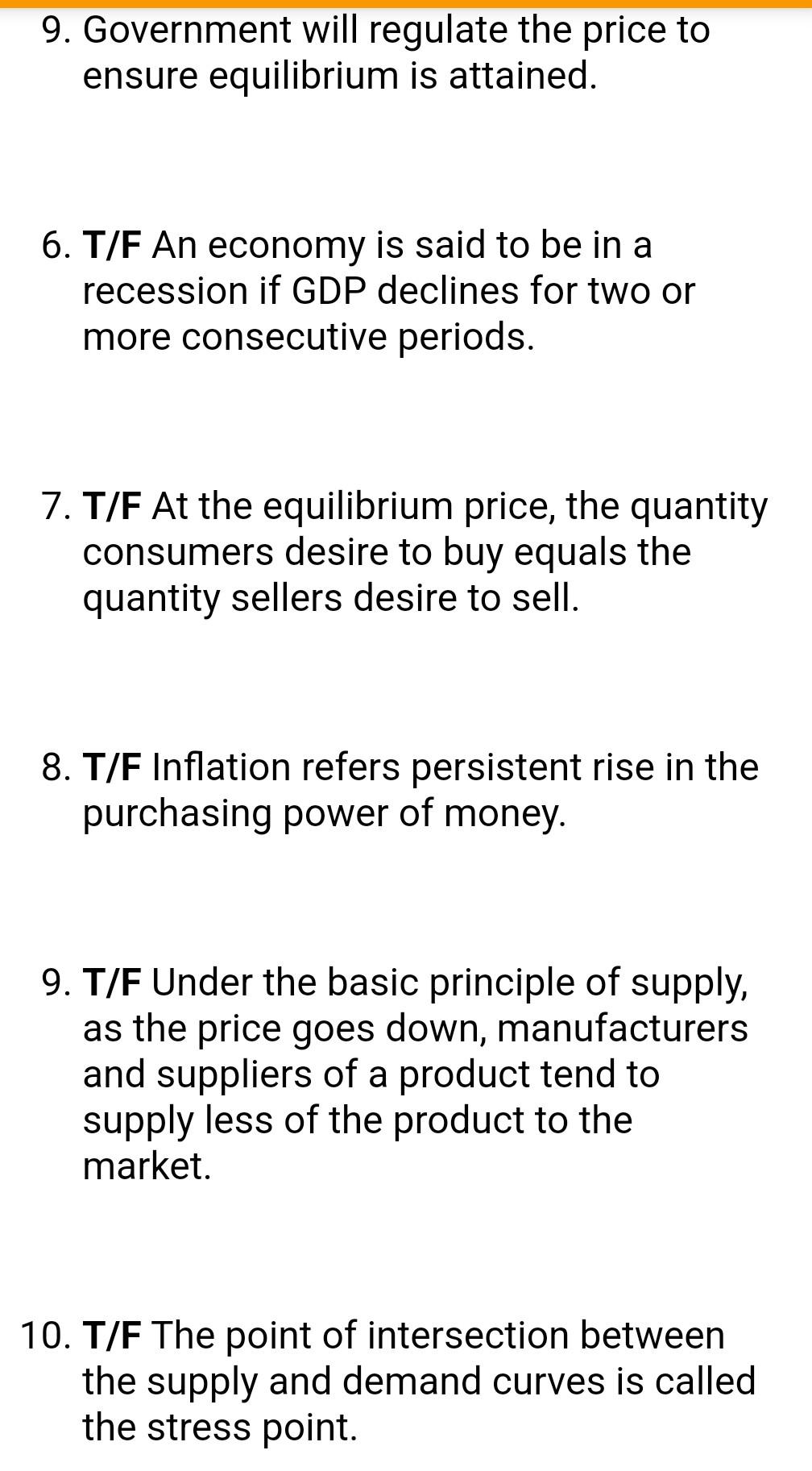 Solved 1. A typical demand curve shows? 2. When the supply | Chegg.com