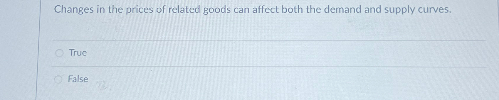 Solved Changes in the prices of related goods can affect | Chegg.com