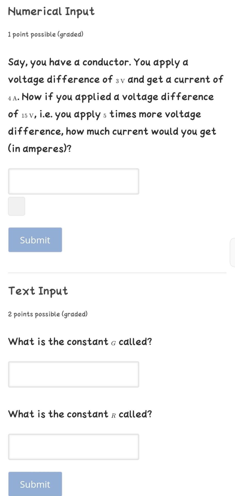 Solved Numerical Input 1 point possible (graded) Say, you | Chegg.com