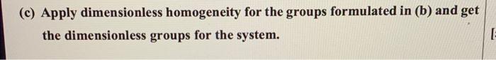 Solved π (a) Define Buckingham a theorems and the rules need | Chegg.com