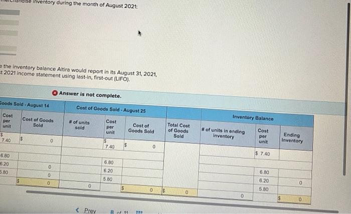 Solved Exercise 8-15 (Algo) LIFO; perpetual system (LO8-1, | Chegg.com