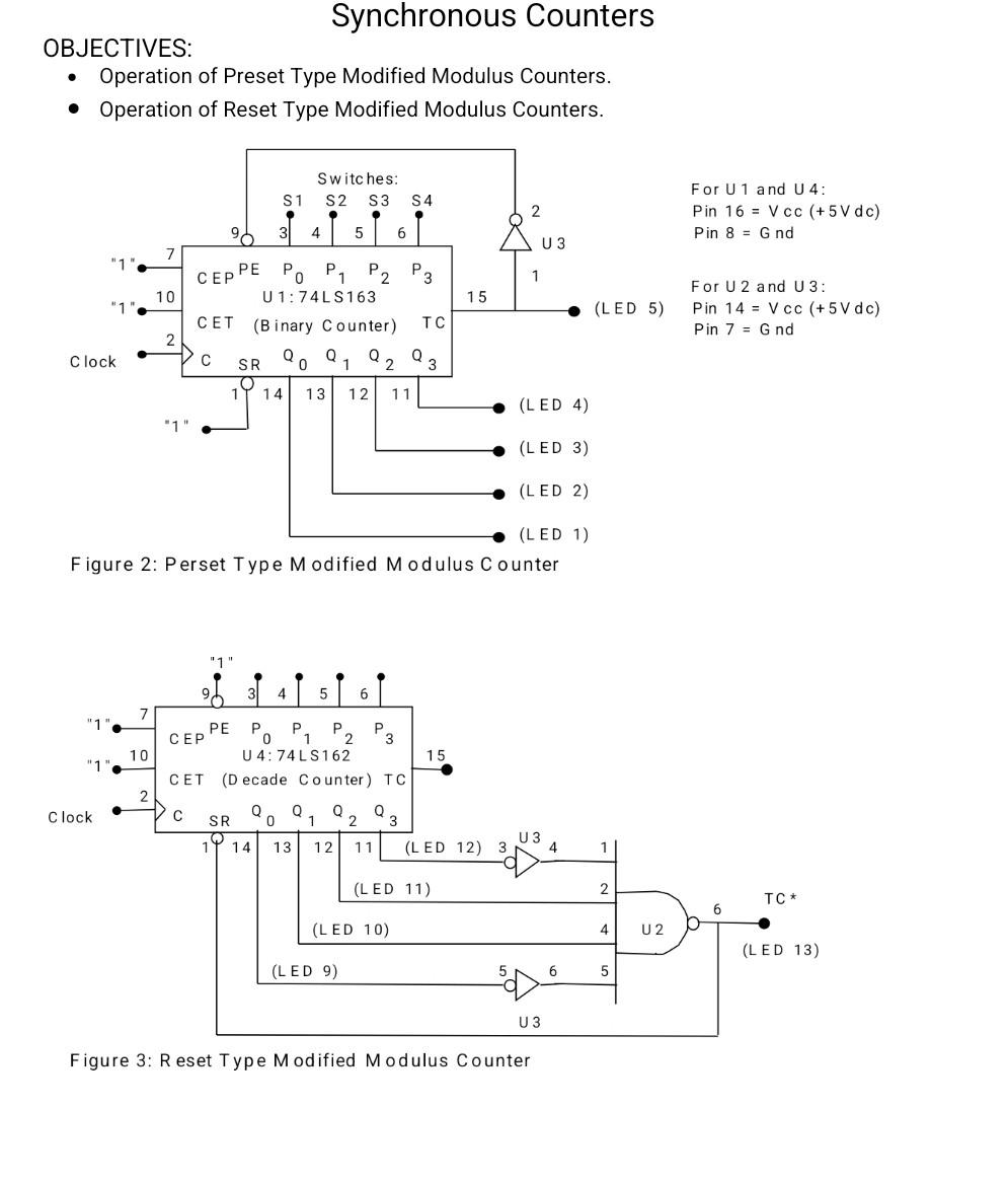 Solved OBJECTIVES: - Operation of Preset Type Modified | Chegg.com