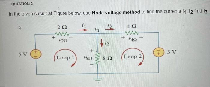 Solved In the given circuit at Figure below, use Node | Chegg.com