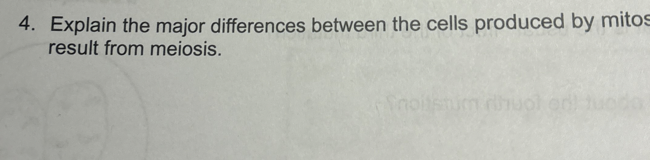 Solved Explain the major differences between the cells | Chegg.com