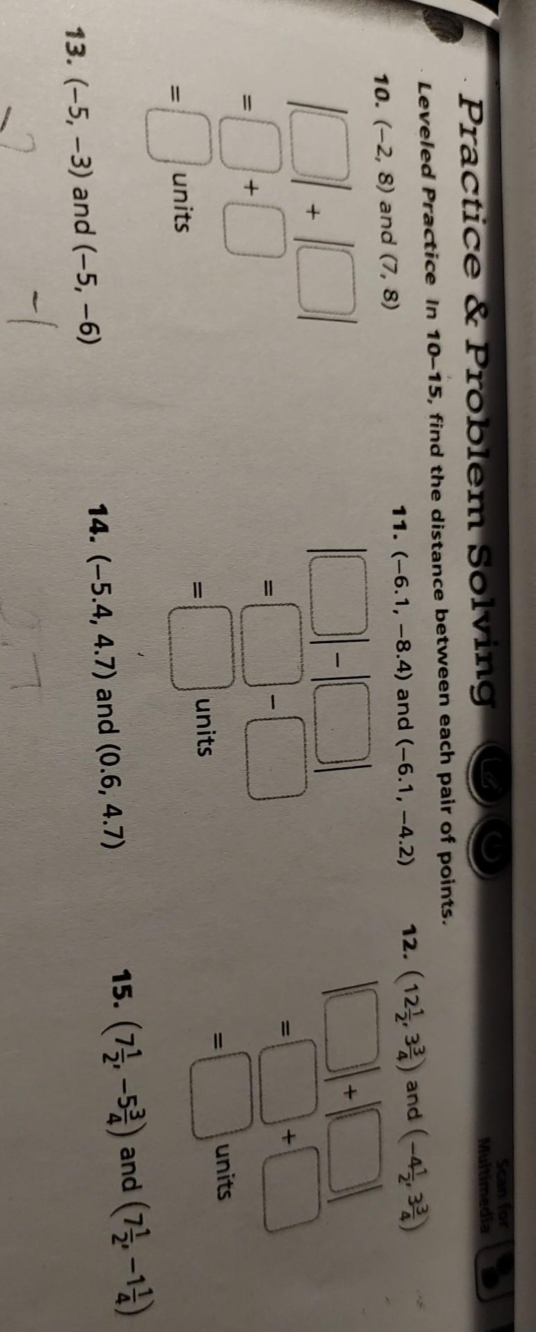 Solved Multimedia Practice & Problem Solving Leveled | Chegg.com