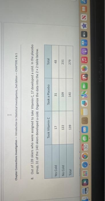Solved Chapter Connections Investigation - Introduction to | Chegg.com