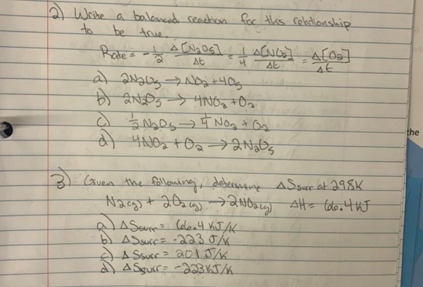Solved Write a balanced reaction for this relationship to be | Chegg.com