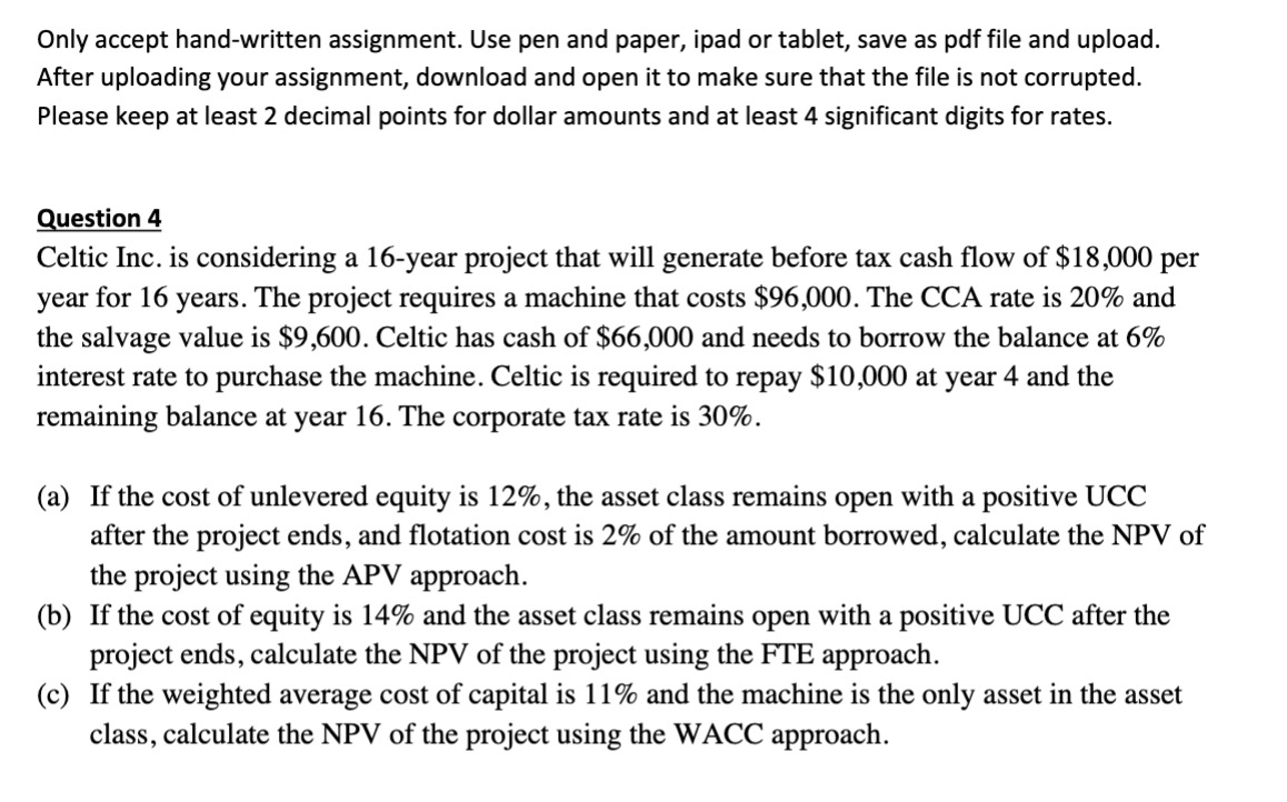 Solved Only accept hand-written assignment. Use pen and | Chegg.com