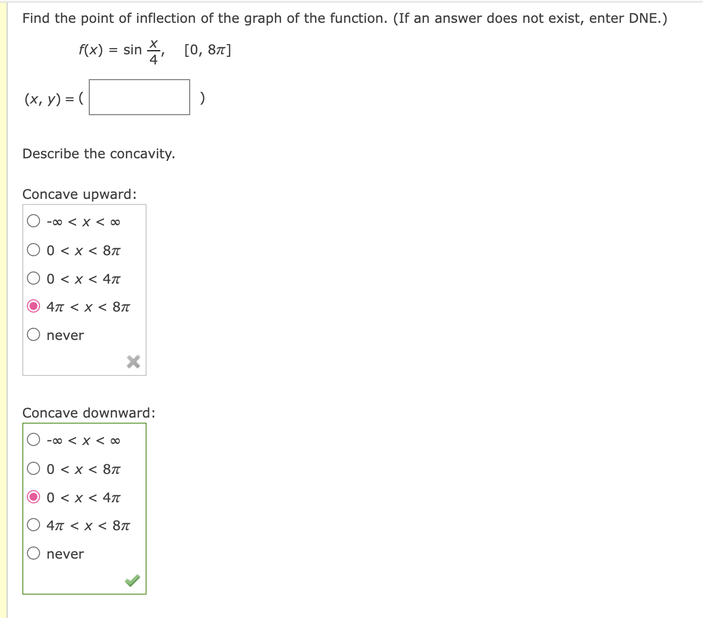 Solved Find the point of inflection of the graph of the | Chegg.com