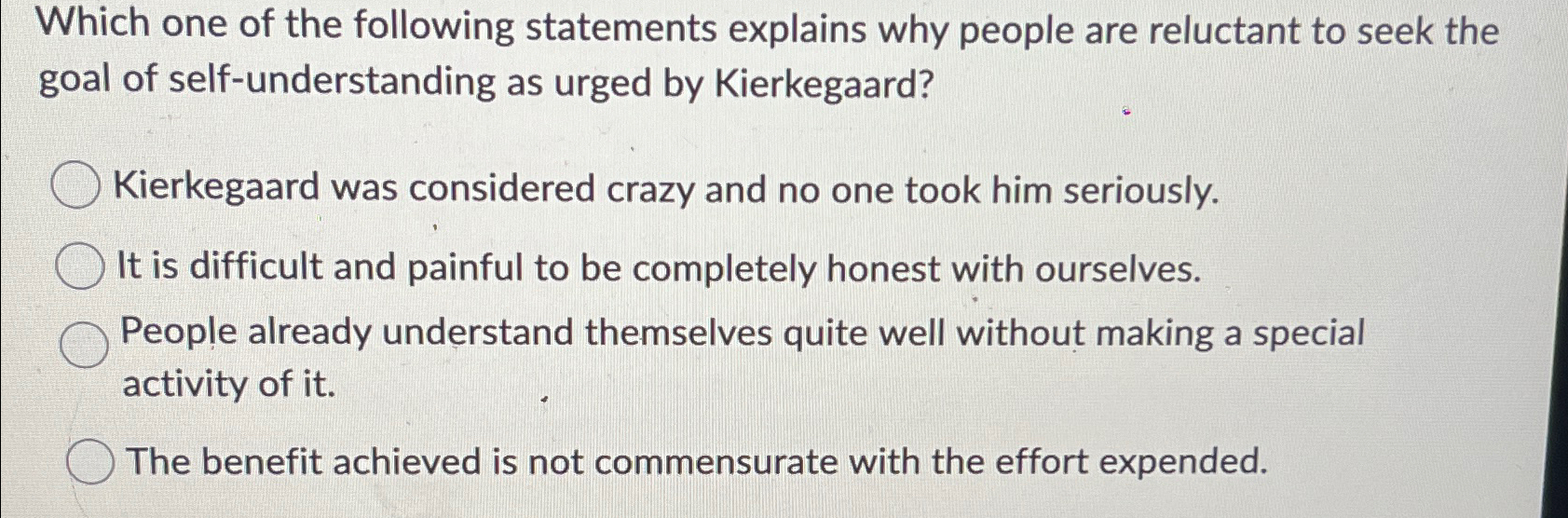 Solved Which one of the following statements explains why | Chegg.com