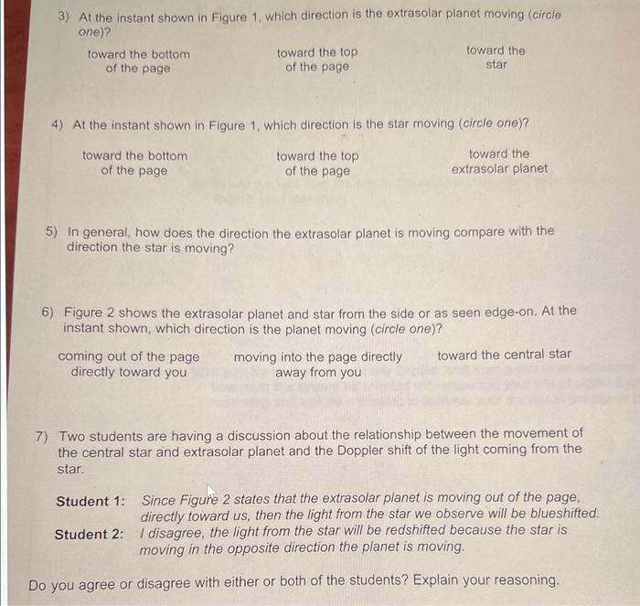 Solved Part I: Extrasolar Planet Systems' Properties of | Chegg.com