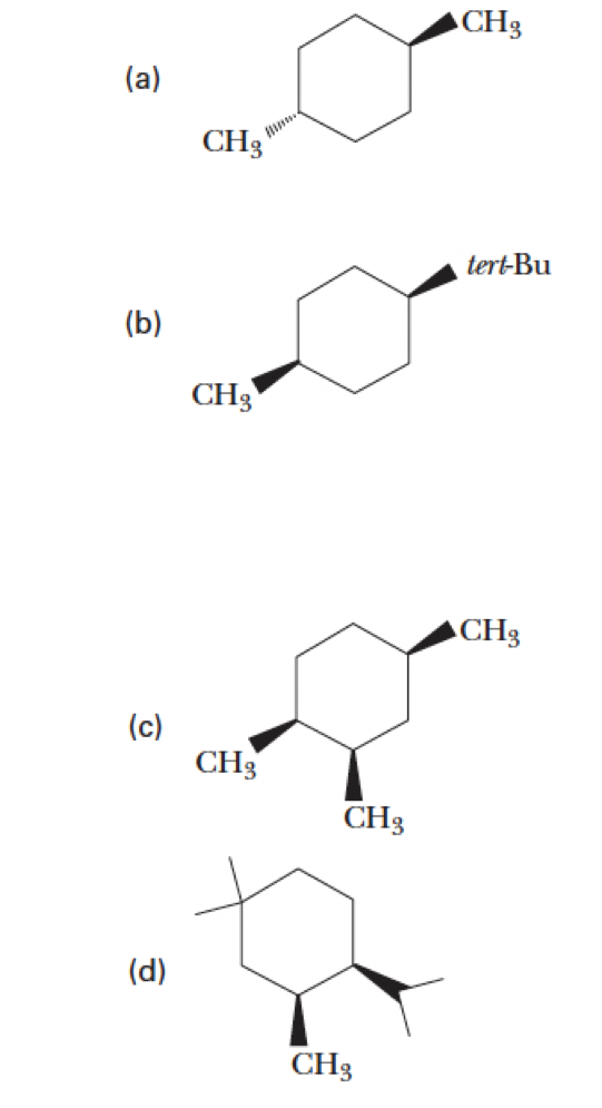 Solved a) ﻿Name the given structures. B) ﻿Draw both chair | Chegg.com