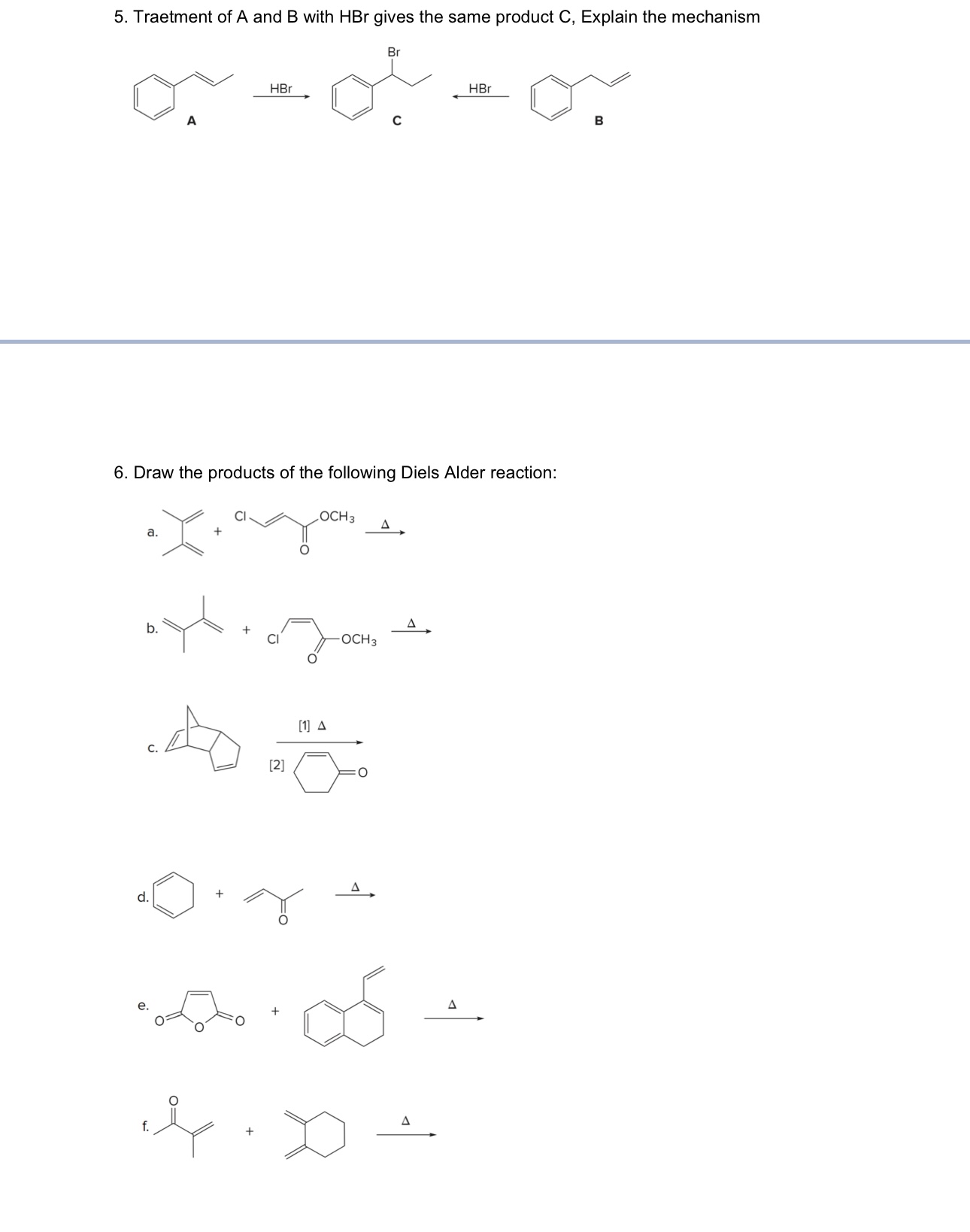 Solved ANSWER ALL QUESTIONS INCLUDING EACH PART. | Chegg.com
