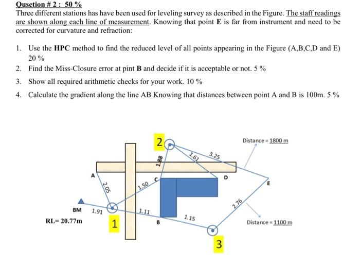 Solved Qusetion # 2: 50% Three different stations has have | Chegg.com