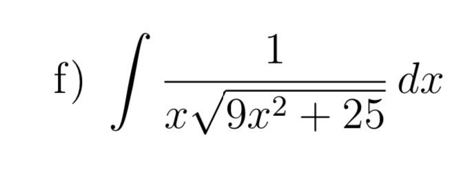 Solved ∫x9x2+251dx | Chegg.com