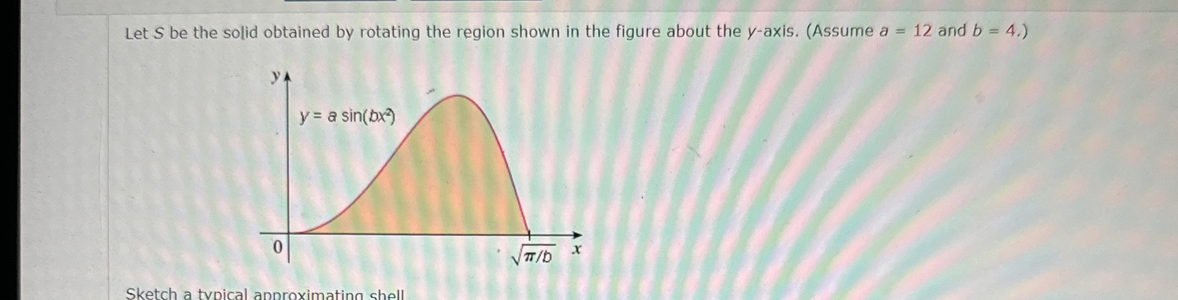 Solved Let S ﻿be the solid obtained by rotating the region | Chegg.com