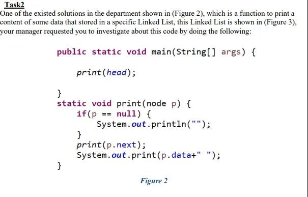 Solved Task2 One of the existed solutions in the department | Chegg.com