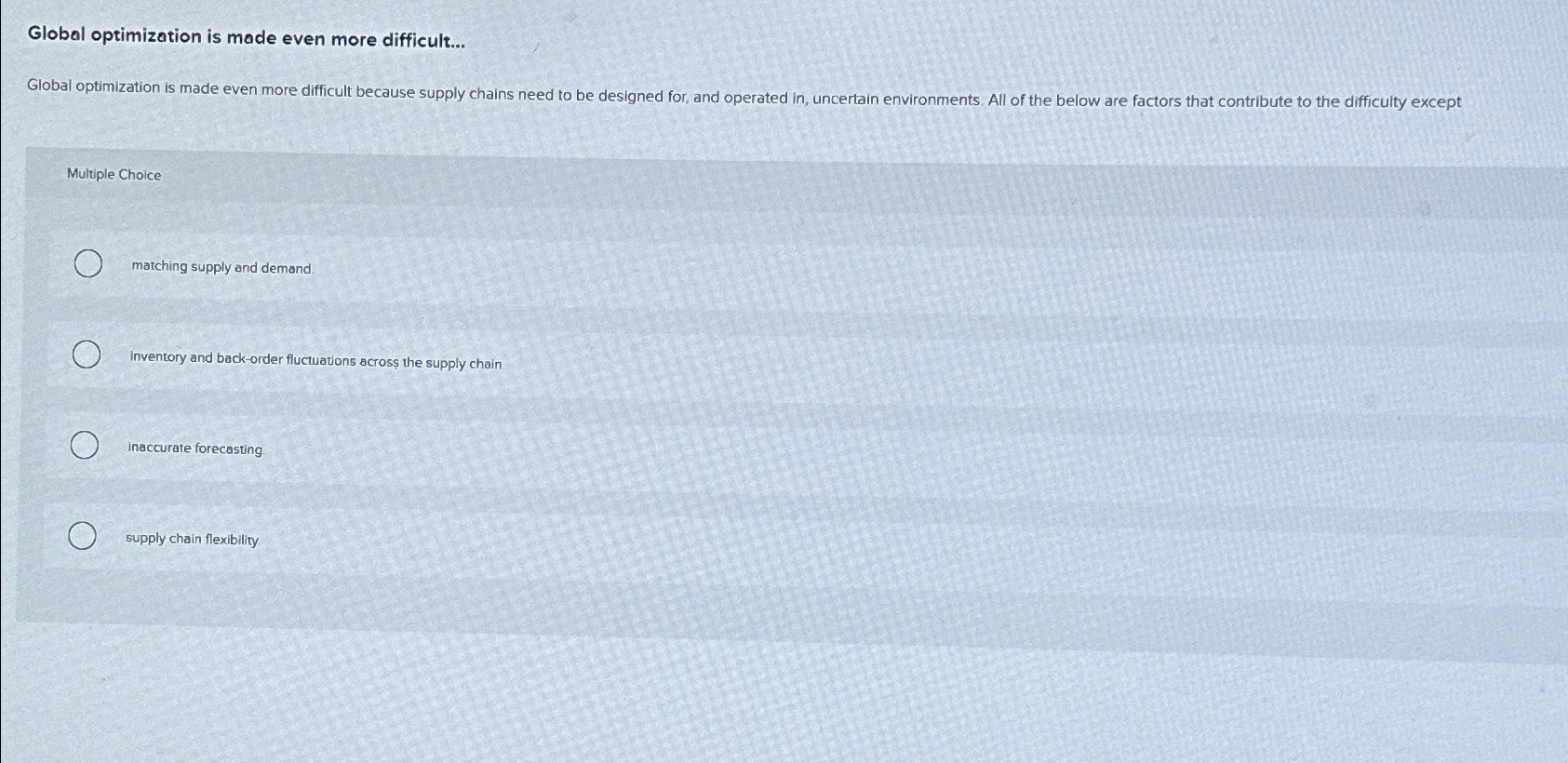 Solved Global optimization is made even more | Chegg.com