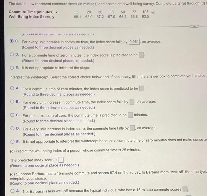 Solved The data below represent commute times (in minutes) | Chegg.com