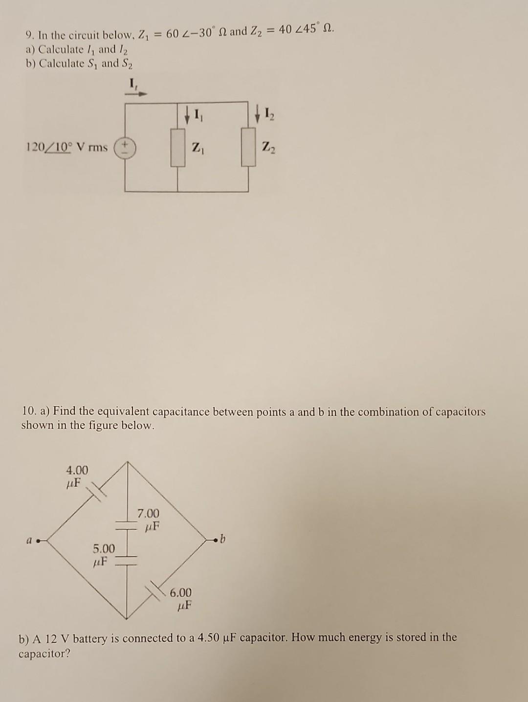 Solved 3. Determine the value of the capacitance C if the | Chegg.com