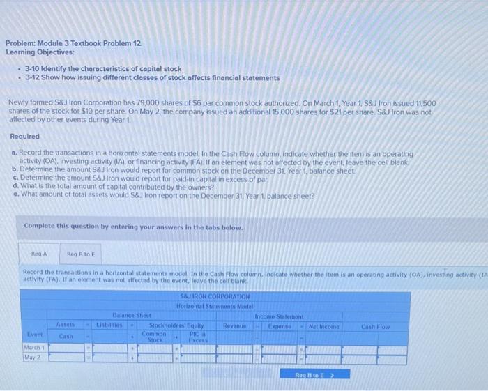 Solved Problem: Module 3 Textbook Problem 12 Learning | Chegg.com