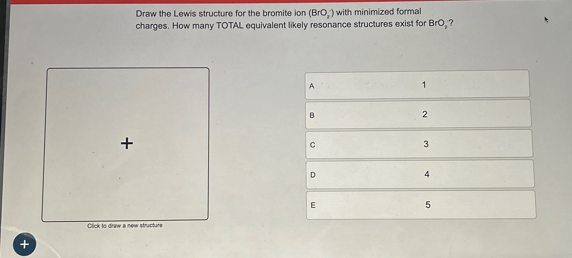 Solved Draw the Lewis structure for the bromite ion | Chegg.com