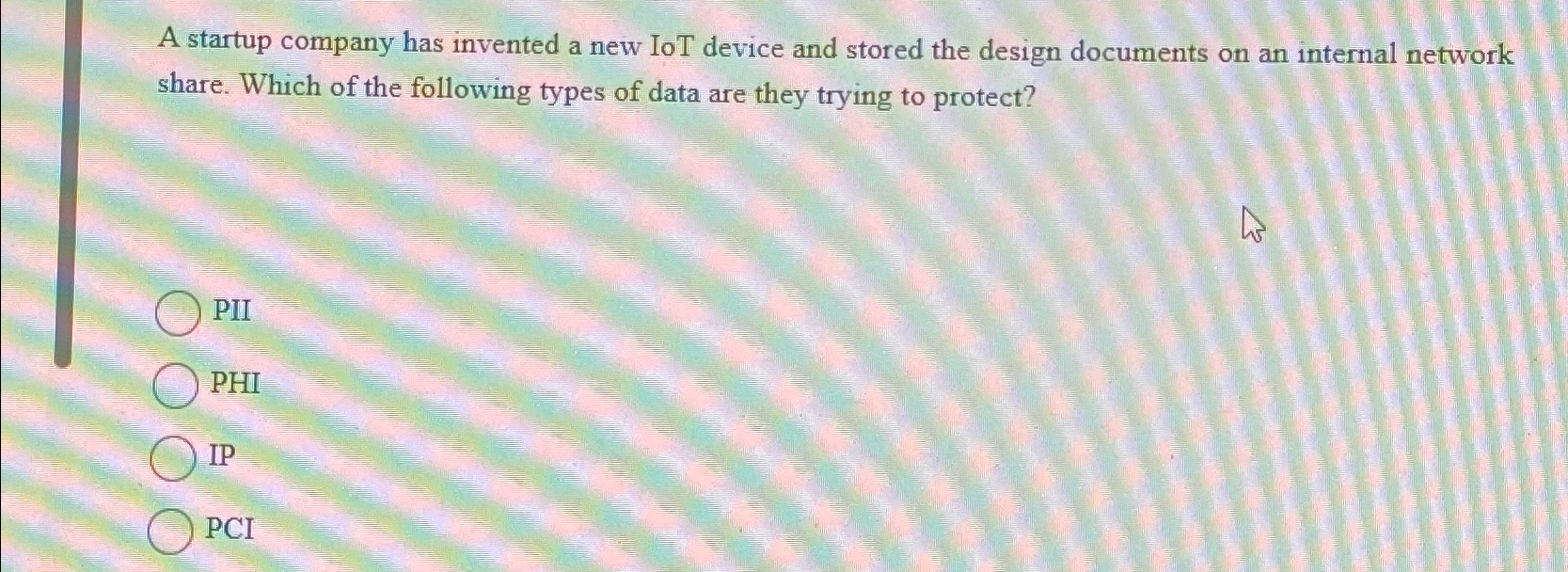 Solved A startup company has invented a new IoT device and | Chegg.com