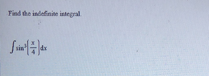 Solved Find the indefinite integral. sin dy | Chegg.com
