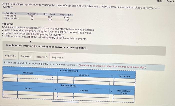 Solved Exercise 6 13 Algo Calculate Inventory Using Lower