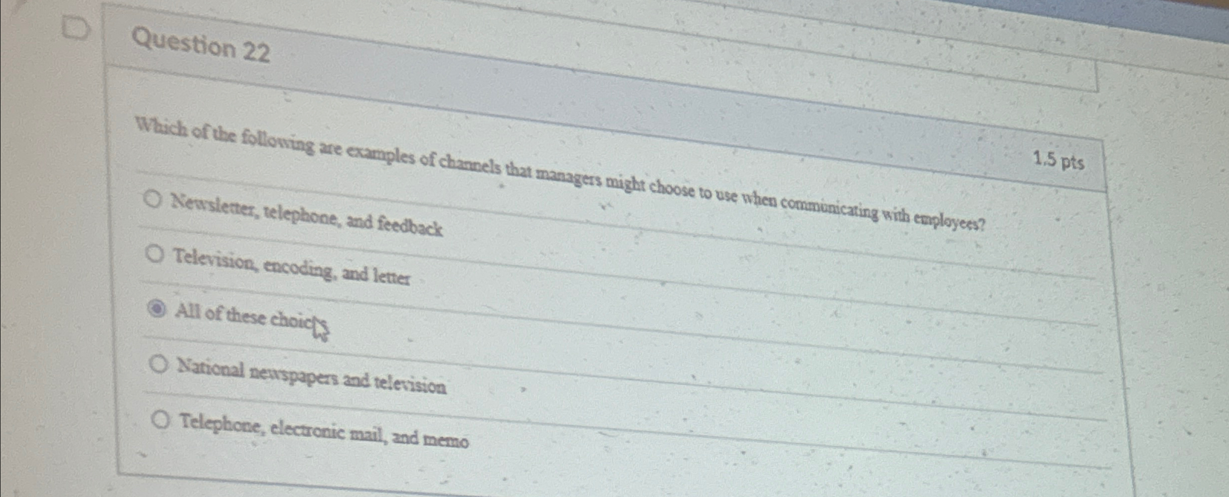 Solved Question 22Which of the following are examples of | Chegg.com