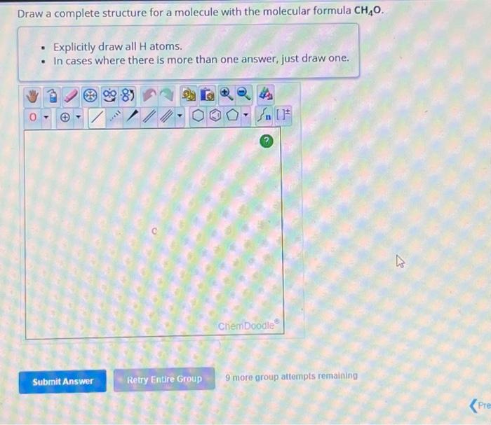 Solved Draw a complete structure for a molecule with the | Chegg.com