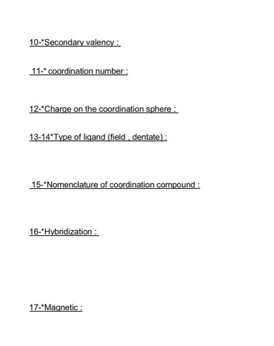 Solved Preparation of [Ni(DMG)2] Complex Report Short | Chegg.com