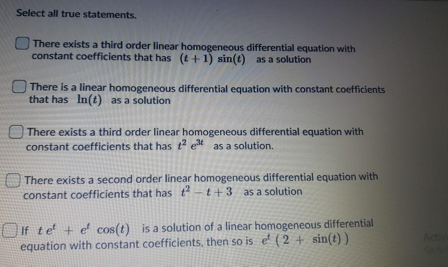 Solved Select all true statements. There exists a third | Chegg.com