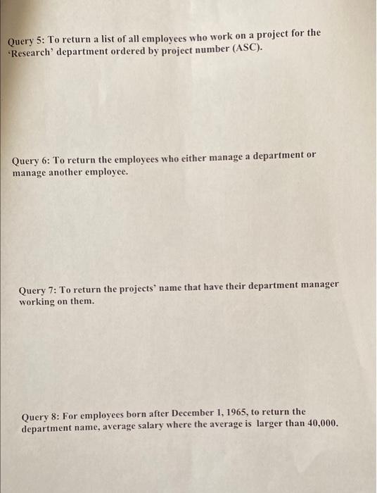 Solved One possible database state for the COMPANY | Chegg.com