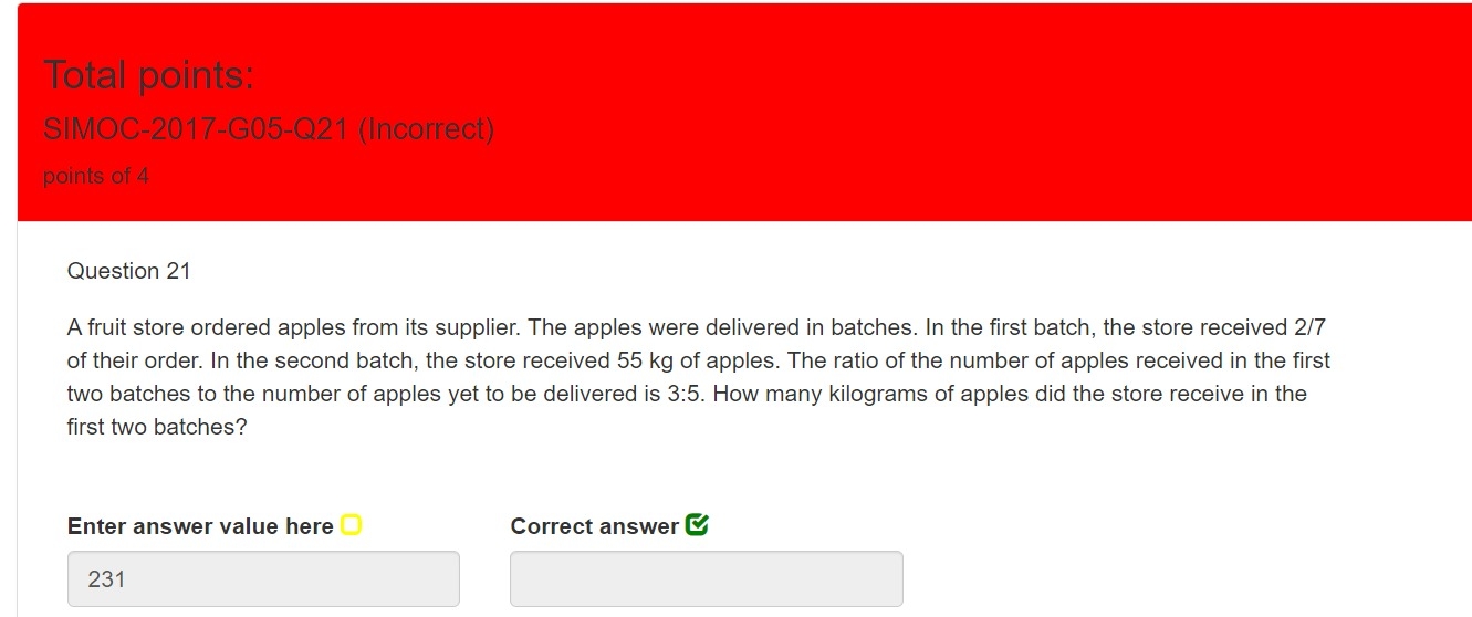 Solved Total points:SIMOC-2017-G05-Q21 (Incorrect)points of | Chegg.com