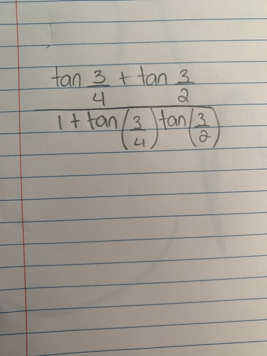 Solved tan 3 ttan 3 4 2 It tan/3 tan/3 4) (a) . | Chegg.com