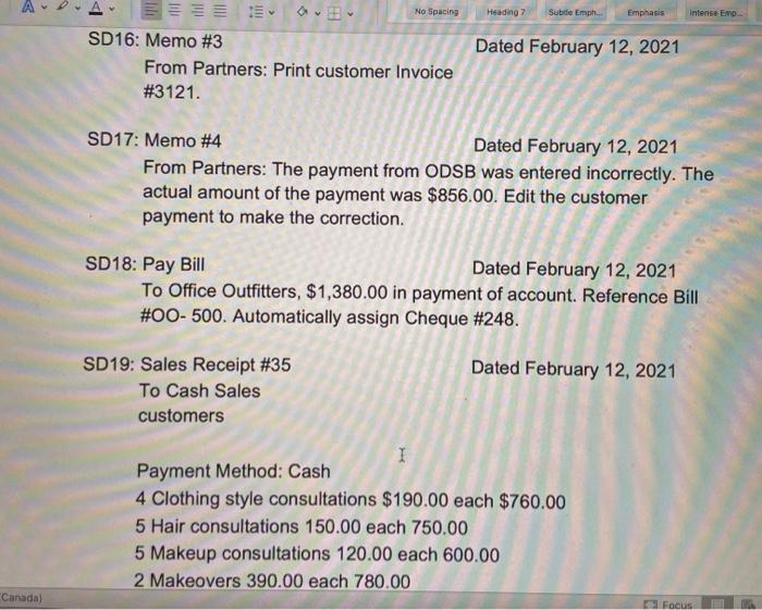 TRANSACTION EXERCISE 1 Using The Malin s Makeovers Chegg