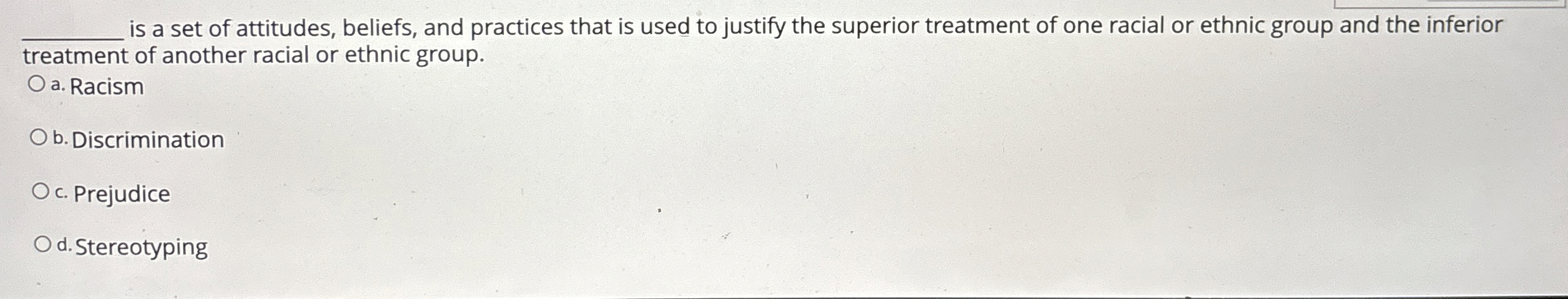 Solved q, ﻿is a set of attitudes, beliefs, and practices | Chegg.com