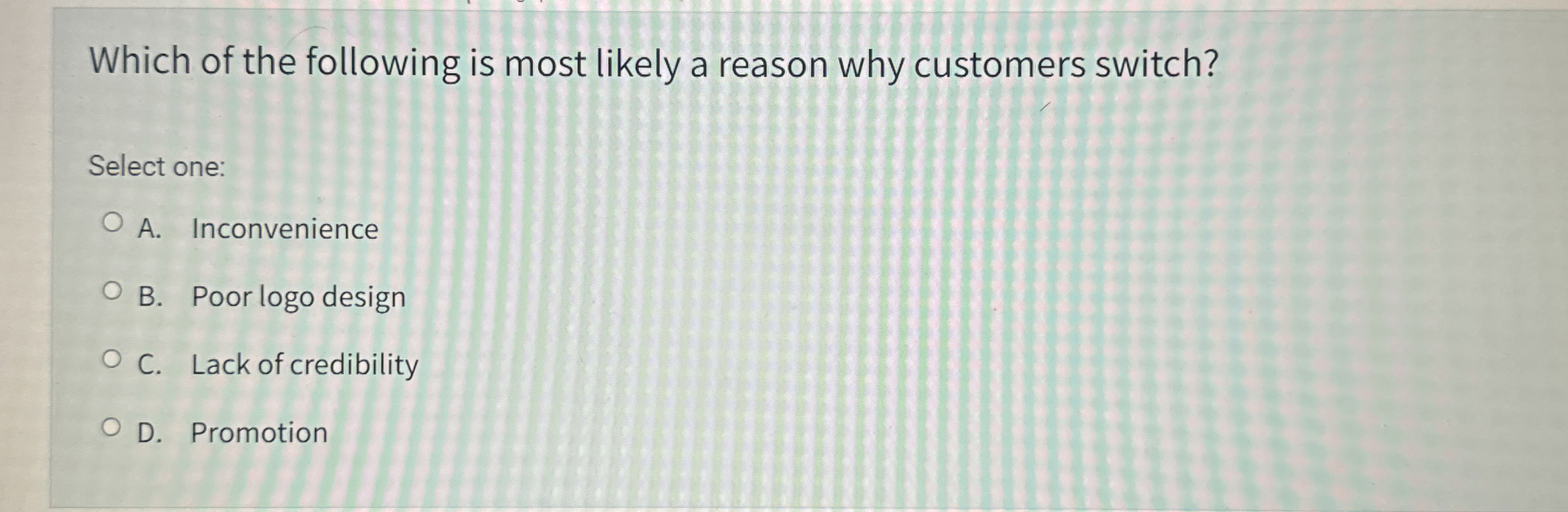 Solved Which of the following is most likely a reason why | Chegg.com