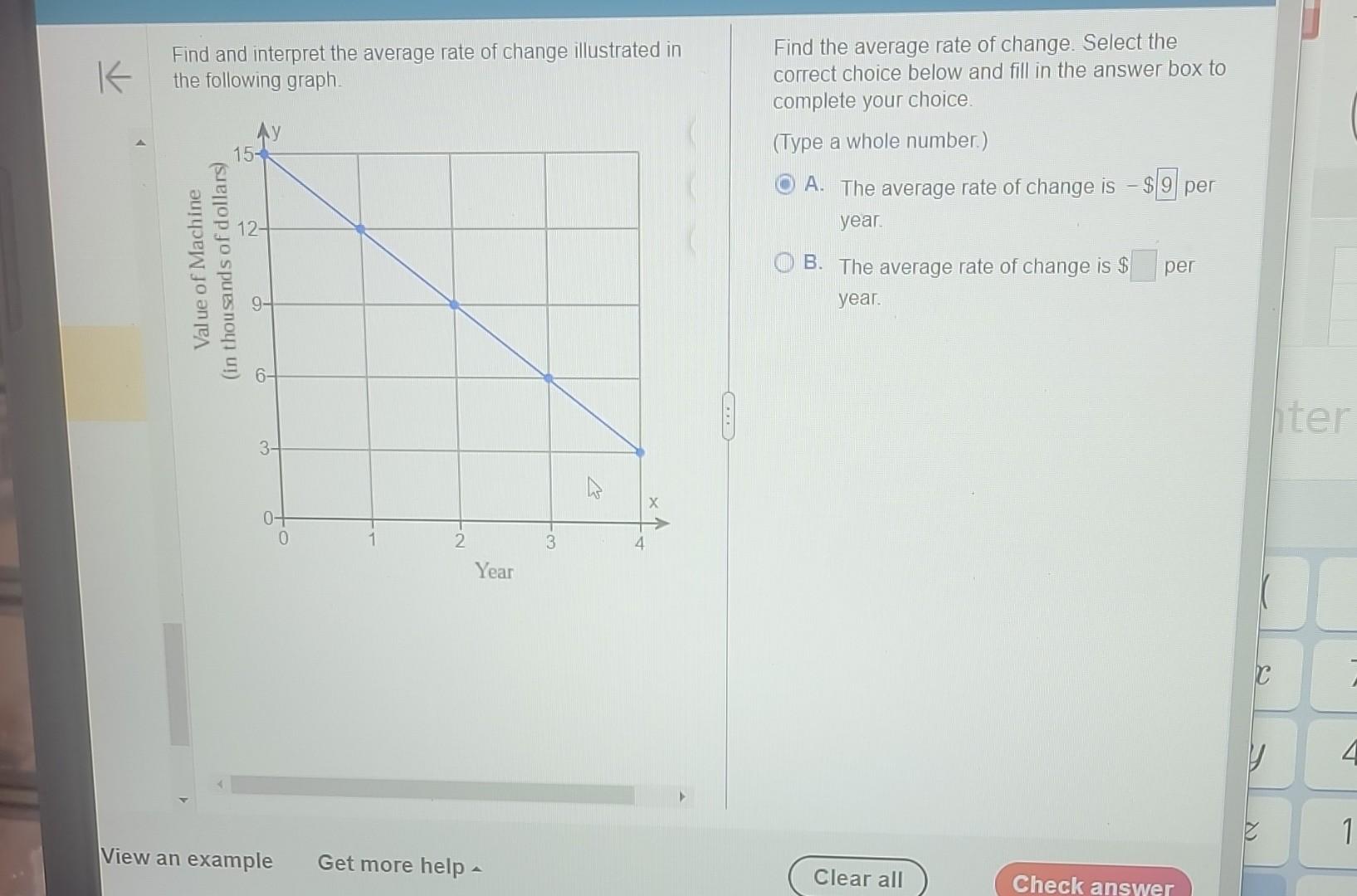 Solved Find and interpret the average rate of change | Chegg.com
