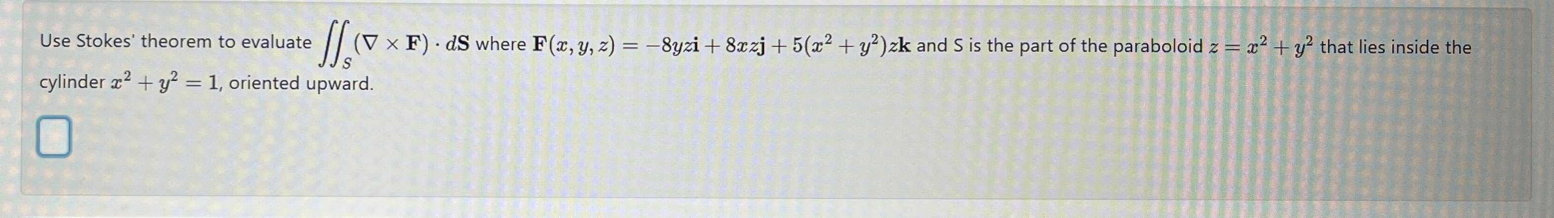 Solved Use Stokes' theorem to evaluate ∬S(grad×F)*dS ﻿where | Chegg.com