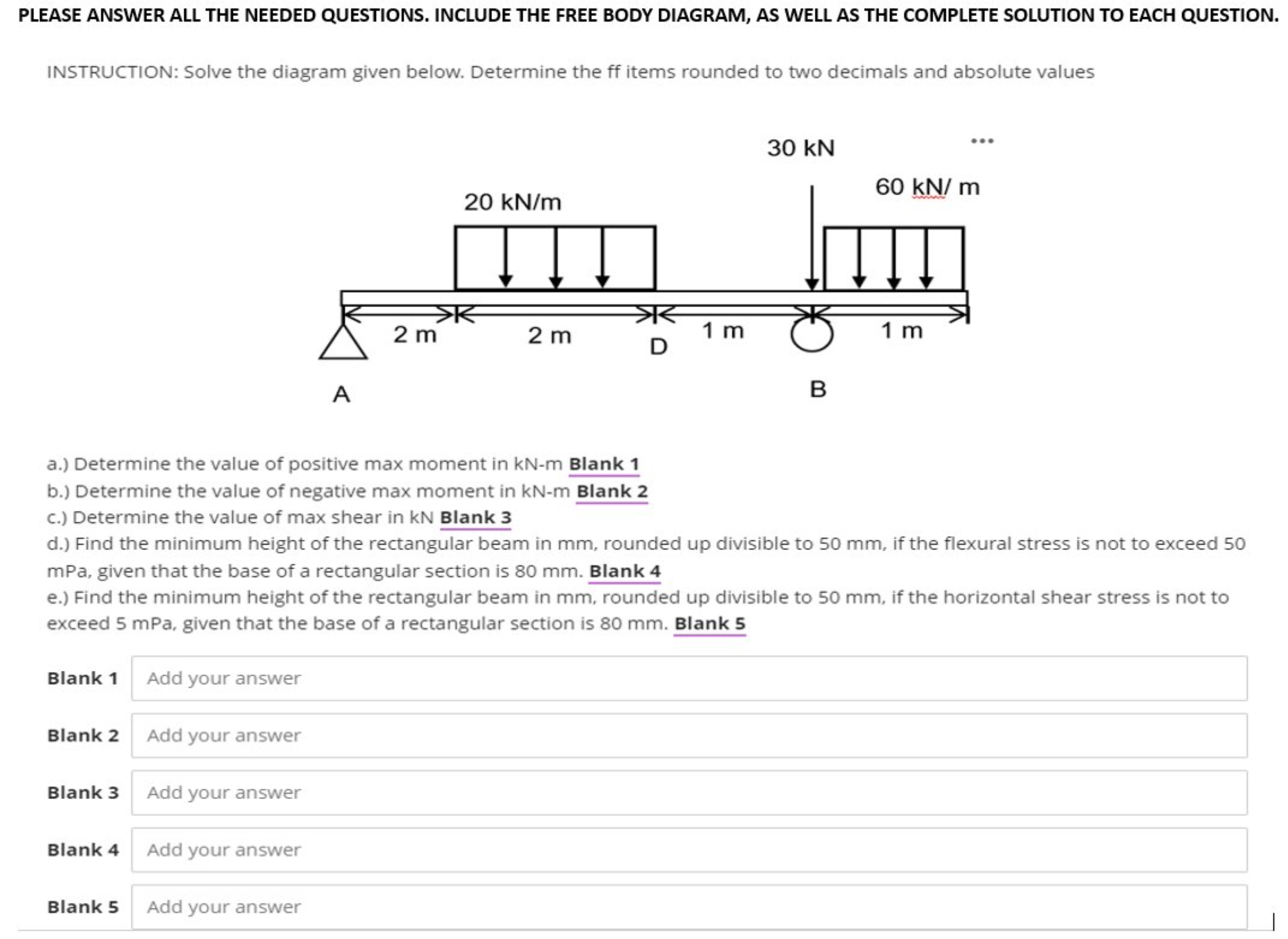 Solved civil engineering PLEASE ANSWER ALL THE NEEDED | Chegg.com
