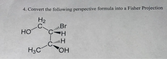 Solved 4. Convert the following perspective formula into a | Chegg.com
