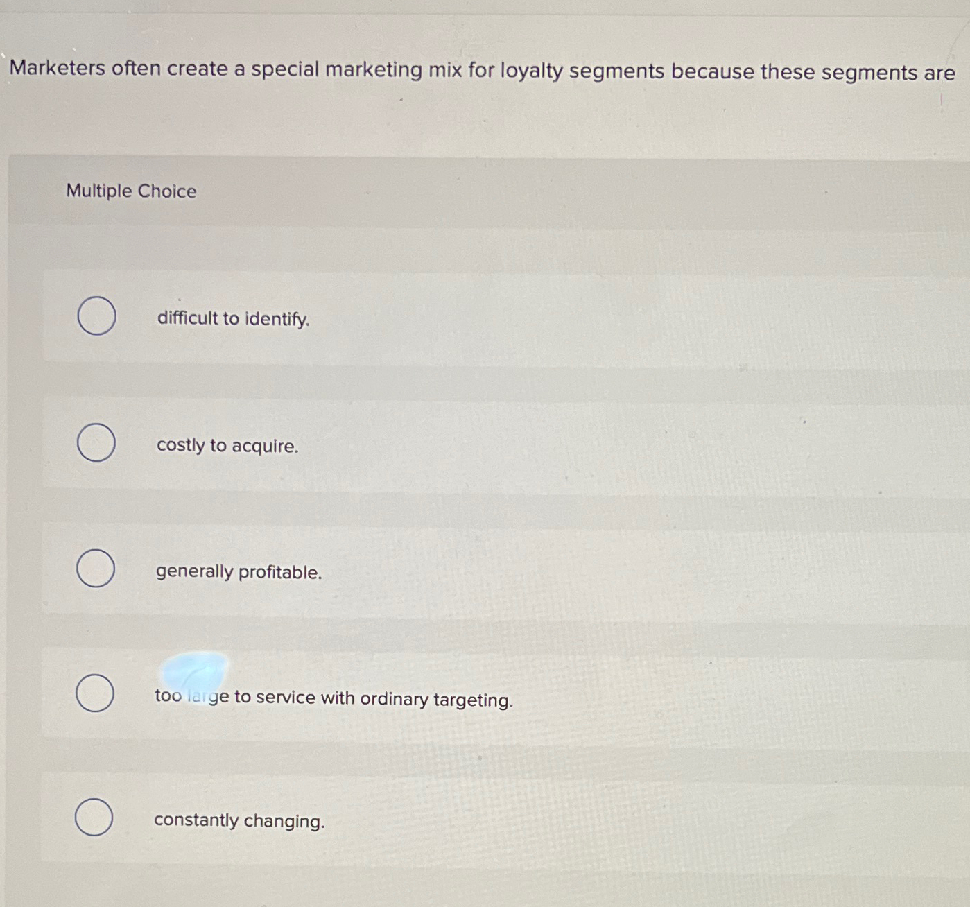 Solved Marketers often create a special marketing mix for | Chegg.com