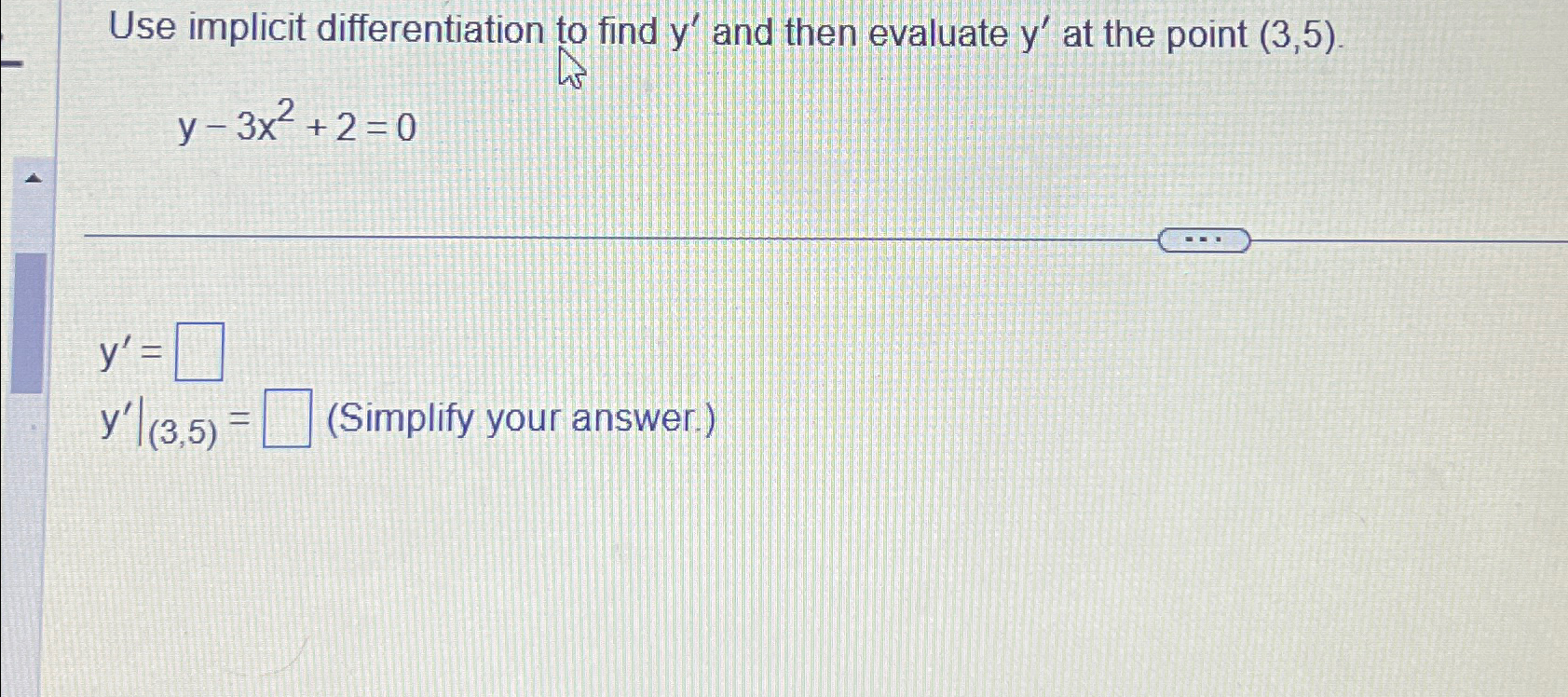 Solved Use implicit differentiation to find y' ﻿and then | Chegg.com