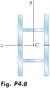 Solved Two W4 X 13 rolled sections are welded together | Chegg.com