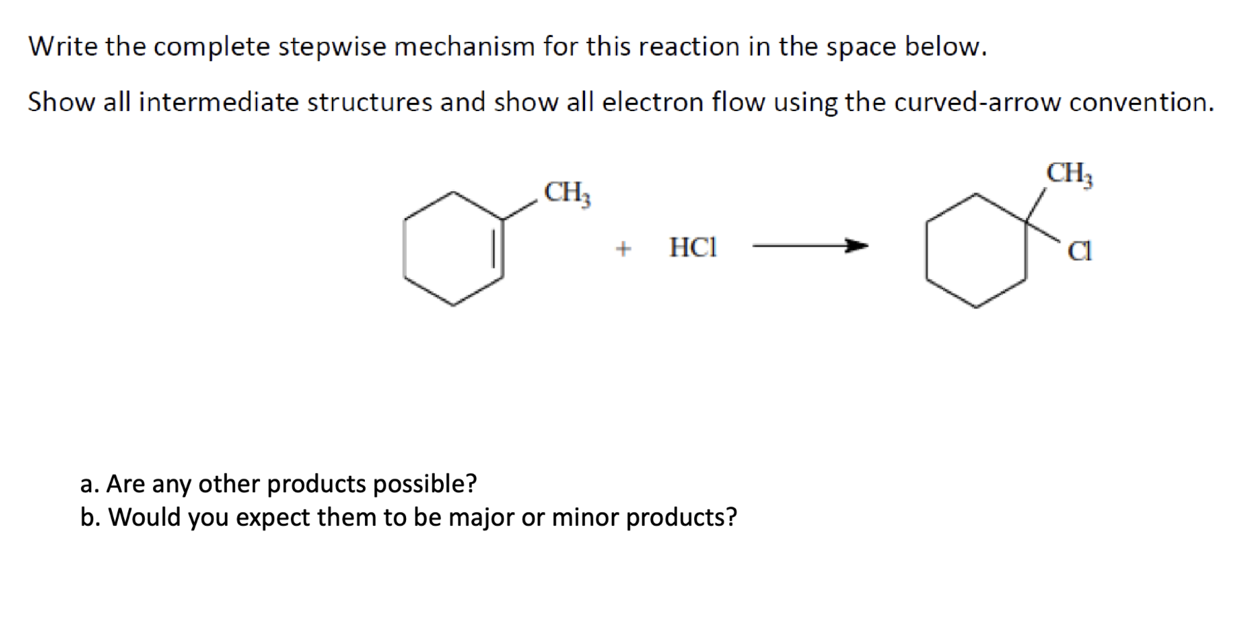 Solved Write the complete stepwise mechanism for this | Chegg.com