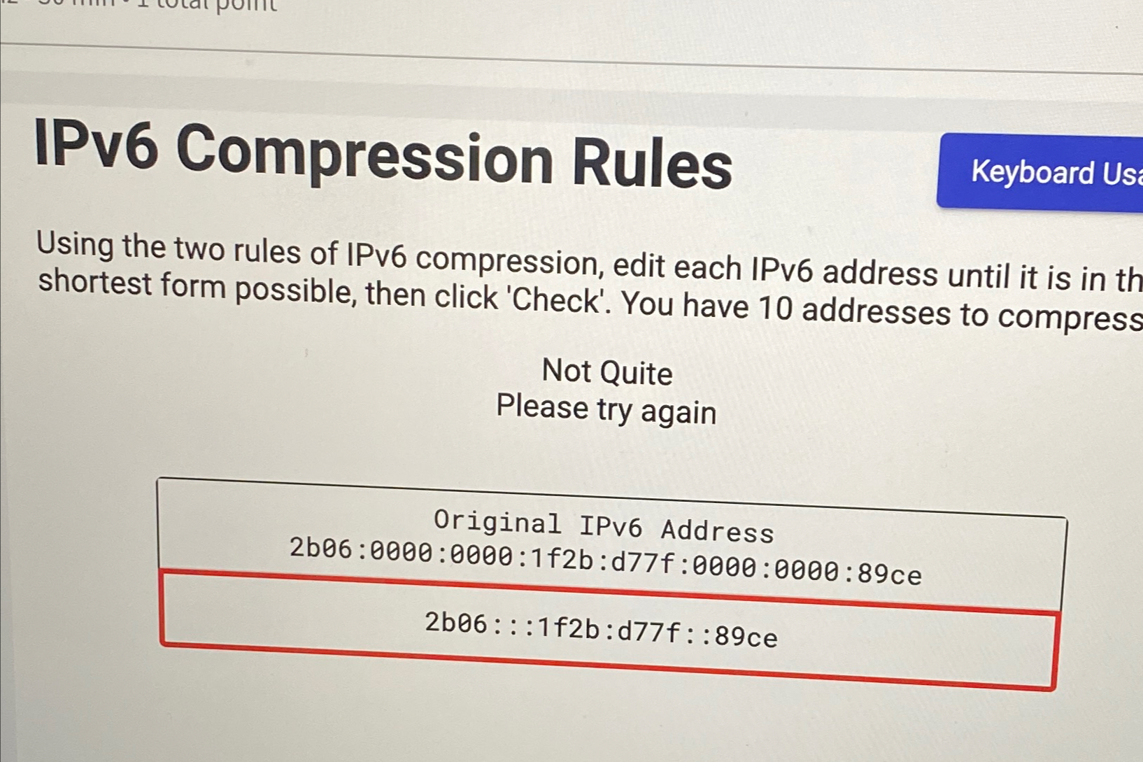 Solved IPv6 ﻿Compression RulesUsing the two rules of IPv6 | Chegg.com