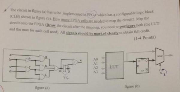 Solved The circuit in figure at has to be implemented in | Chegg.com